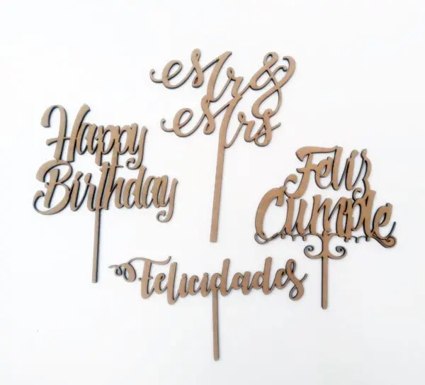 Cake Topper para Tortas - ArteFibro